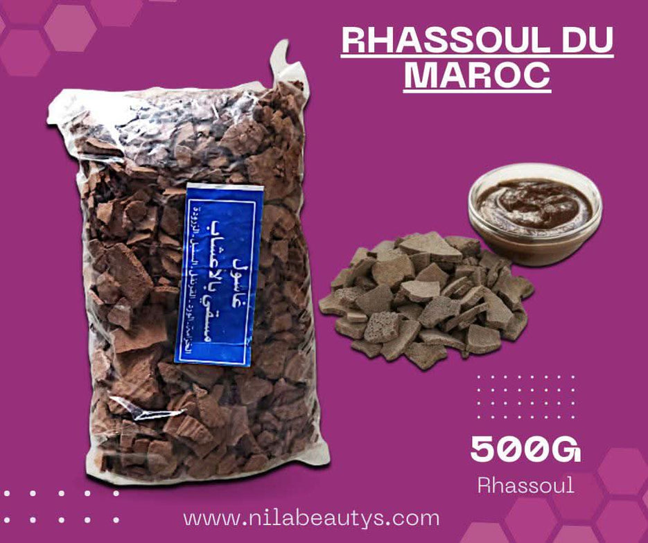 Ghassoul du Maroc Misour 500G | Argile savonneuse traditionnelle | Rha ...