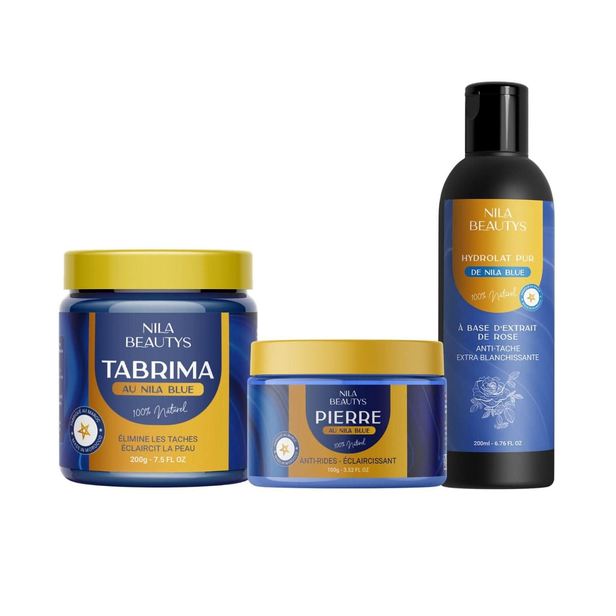 Pack Trio au Nila – Éclat, hydratation de la peau — nilabeautys.com